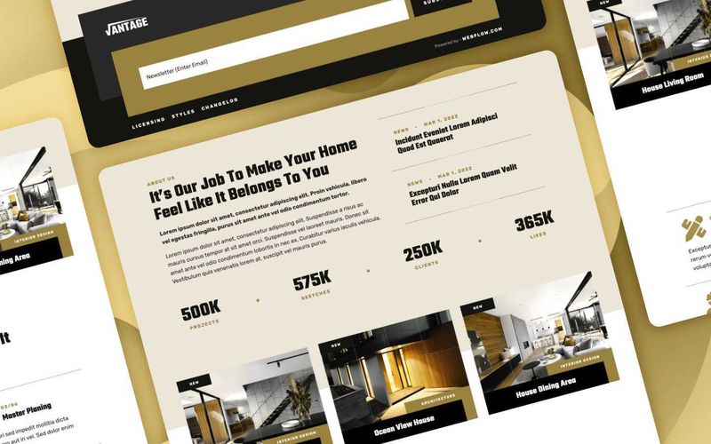 Vantage - Architecture HTML5 Responsive Website Template